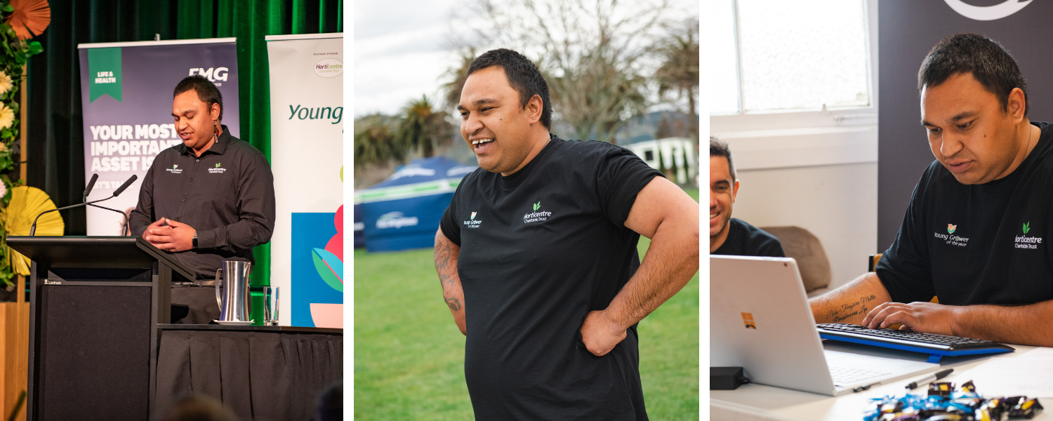 Maatu Akonga stamps his mark at the Young Grower of the Year final ...